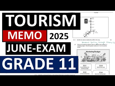 MEMO 2025 TOURISM GRADE 11 JUNE EXAMS 2025, TERM 2 THUNDEREDUC, TOURISM GRADE 11 JUNE EXAMS, 2025