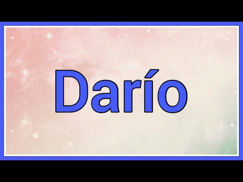 Darío | Name Origin
