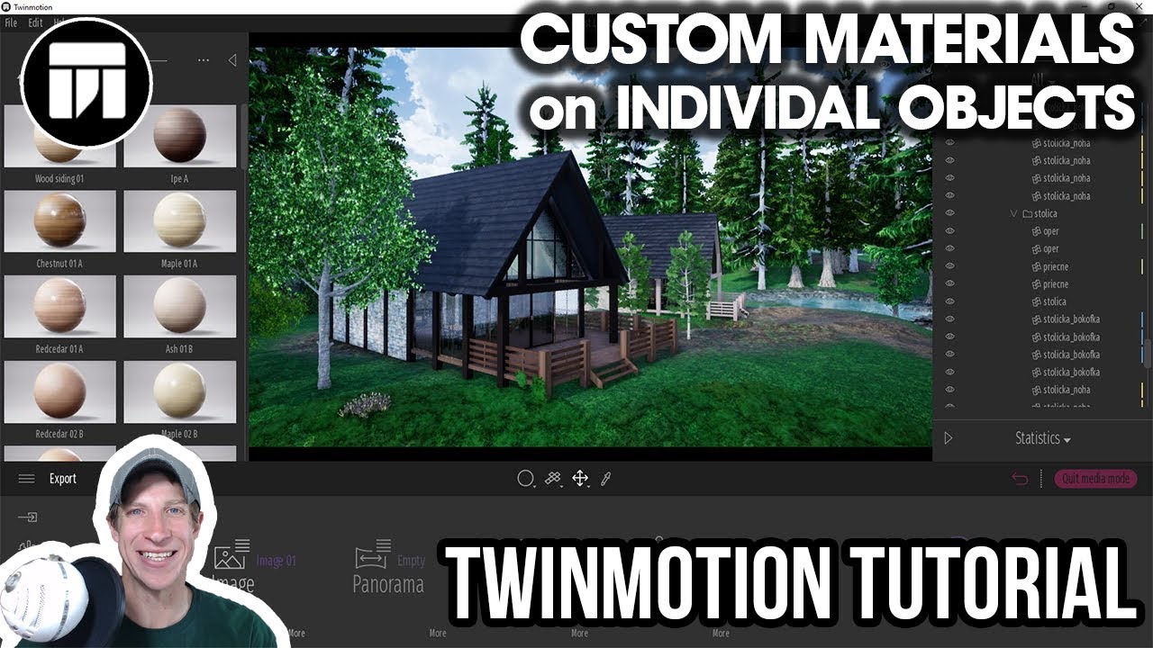 Apply UNIQUE MATERIALS to Individual Objects in Twinmotion