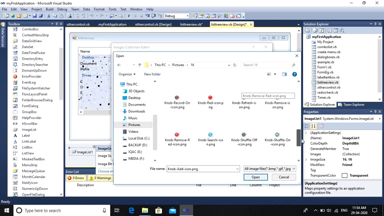 12. Listview and Treeview