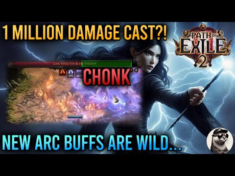 1 MILLION DAMAGE PER CAST?! Did Arc Buffs Save Sorc? - Path of Exile 2 - Sorcerer Guide