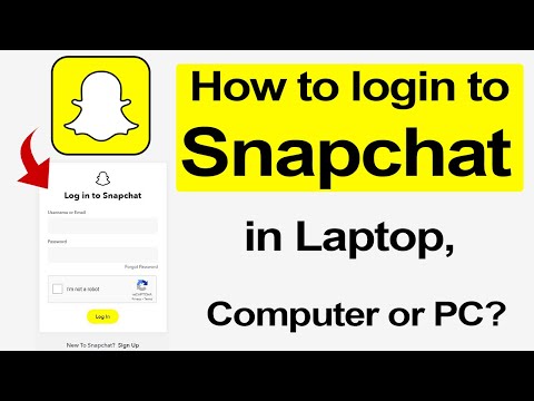 How to login to Snapchat on Laptop, Computer or PC? // Smart Enough