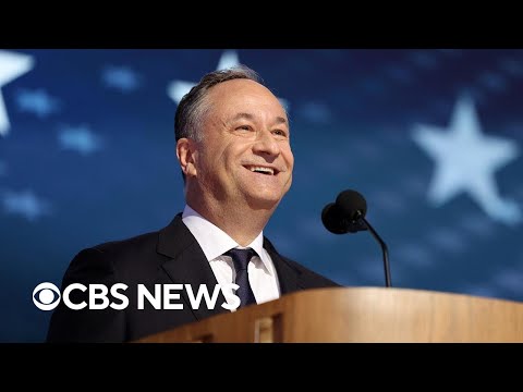 Watch: Doug Emhoff, Kamala Harris' husband, describes meeting Harris in DNC speech