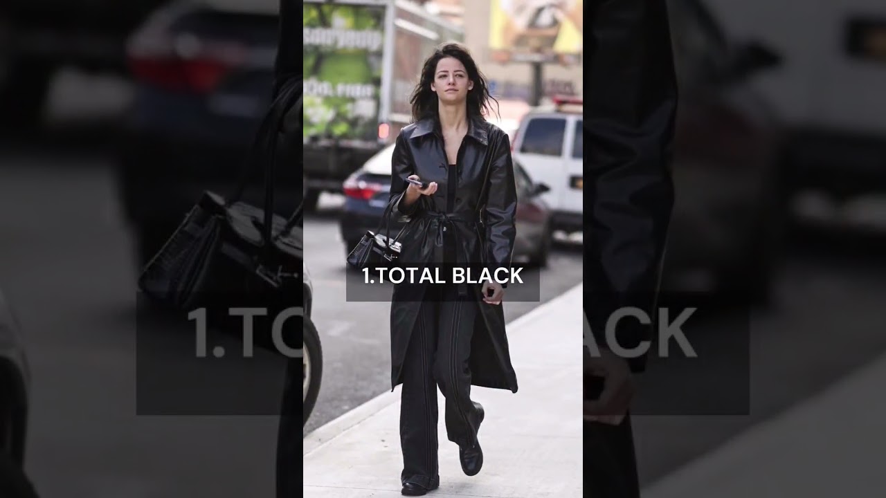 Gabardina negra la prenda estrella de la temporada es tu aliado perfecto #fashionweekmagazine