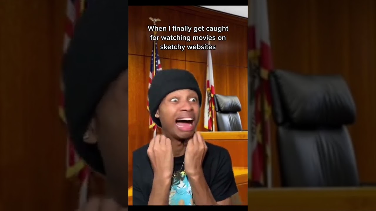 When You Get Caught Watching Movies On Illegal Websites #shorts