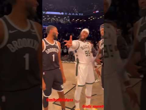 Jae Crowder making fun of Mikal Bridges’ celebration 😂