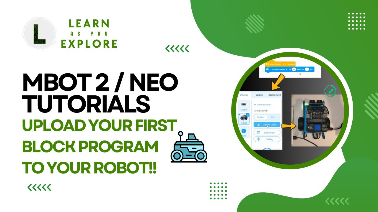Upload your code to the robot | mBot2 (mBot Neo) Tutorials |