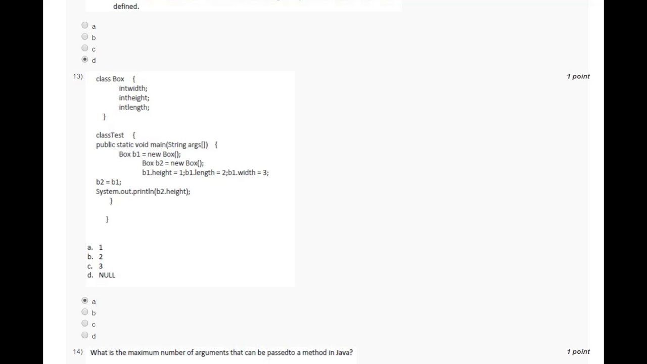 ASSIGNMENT 2 || PROGRAMMING IN JAVA