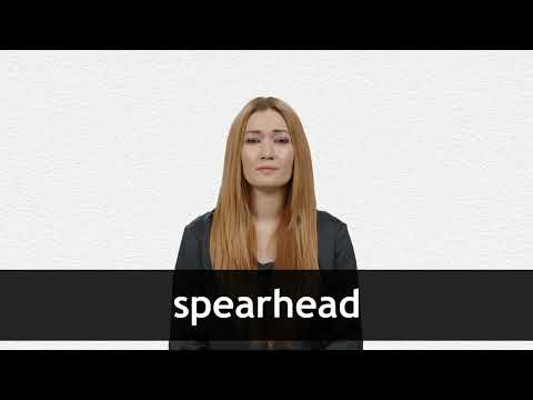 SPEARHEAD definition and meaning | Collins English Dictionary