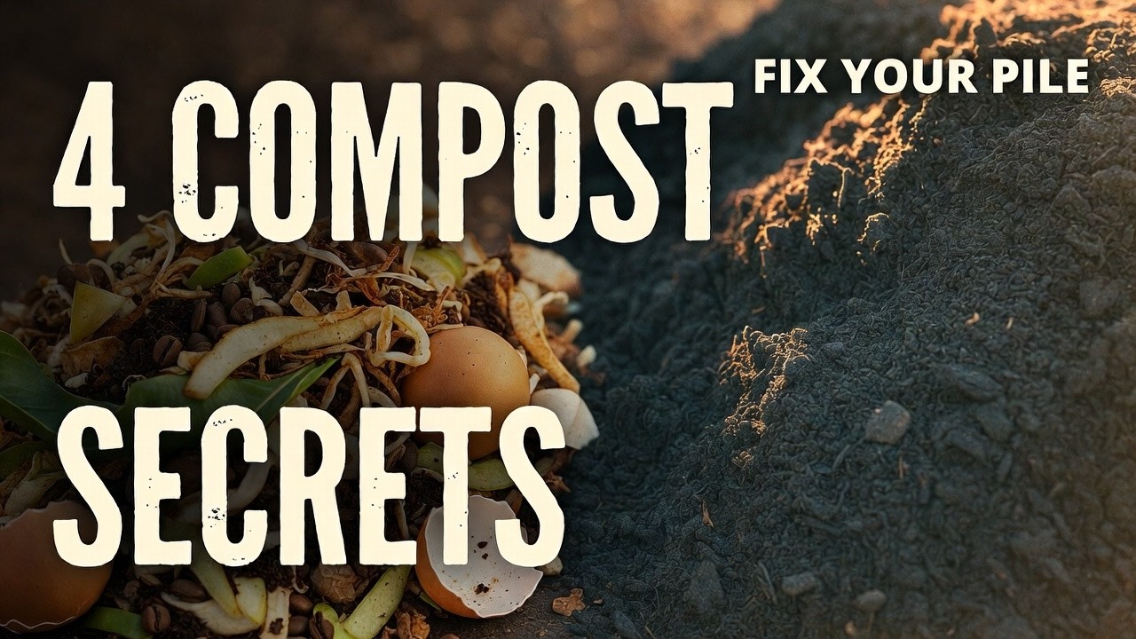 Composting 101 - The 4 Key Ingredients TO PUT IN COMPOST BIN