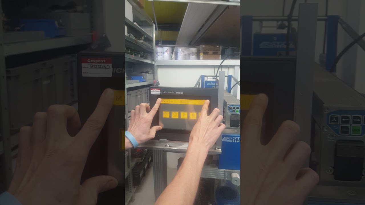 Open BIOS on ProFace touchscreen