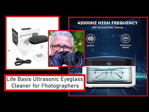 Life Basis Digital Ultrasonic Cleaner | CS 1 Photographers Eyeglasses Class 521