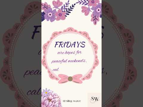 Good Morning GIF | Happy Friday | #whatsappstatus #friday  #gm @SilkyWave