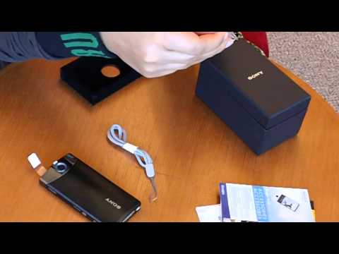 Unboxing the Sony Bloggie Touch Camera