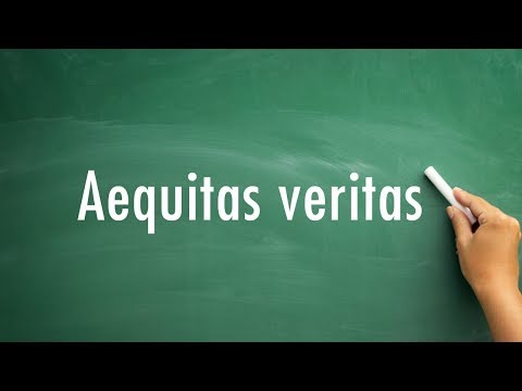 How to pronounce aequitas veritas | aequitas veritas pronunciation