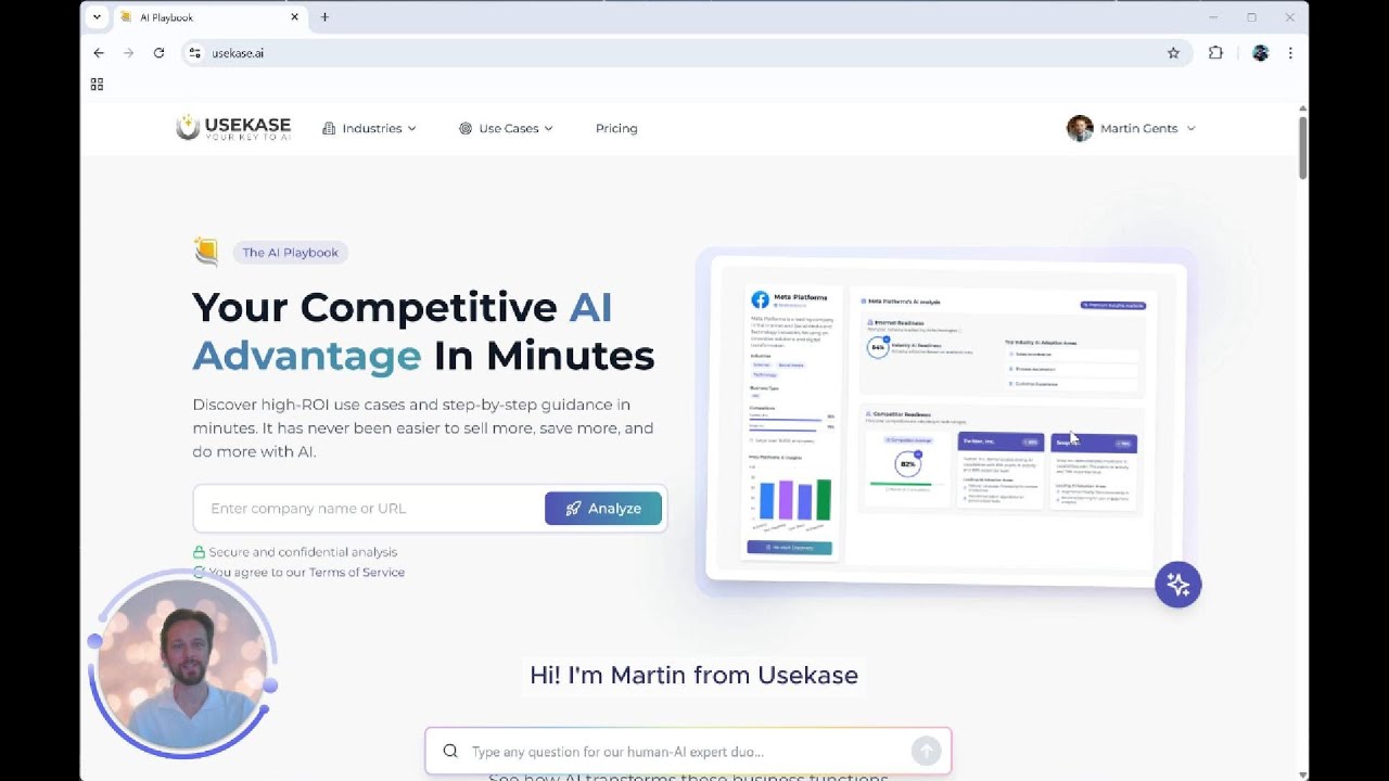 How to Instantly Create a Custom AI Roadmap for Your Business with Usekase