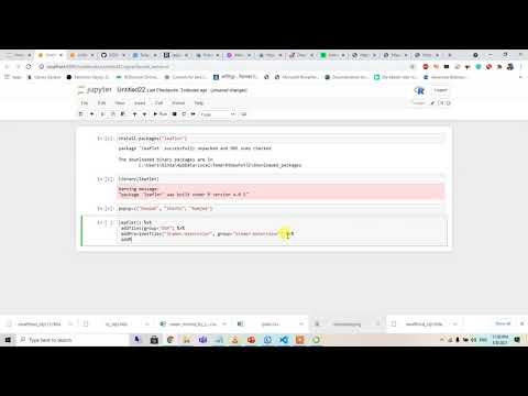 Leaflet Map using R programming (add layer control)