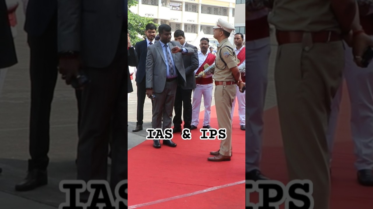 IAS and IPS during a Program #ias #ips #upsc #motivation #success #shorts