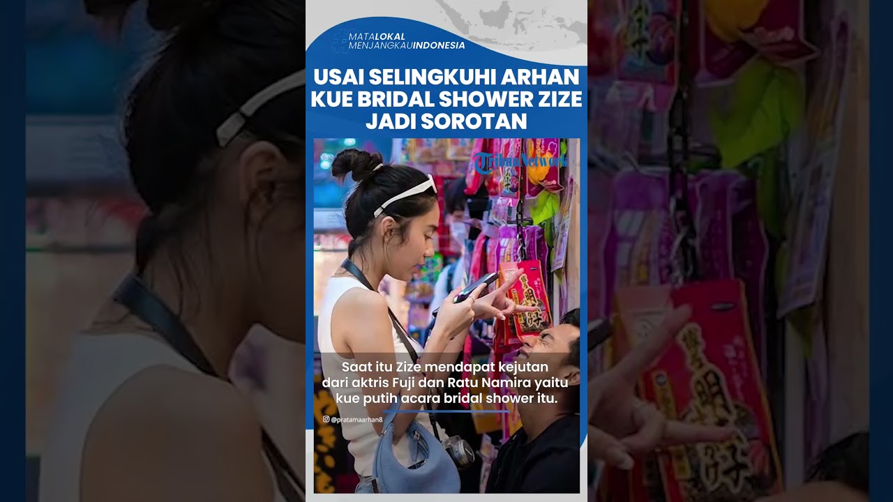 Foto Pesan Sahabat di Kue Bridal Shower Zize Viral, Jadi Sorotan Publik ...