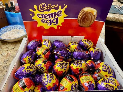 REAL Cadbury Creme Eggs from the UK with Coffee!
