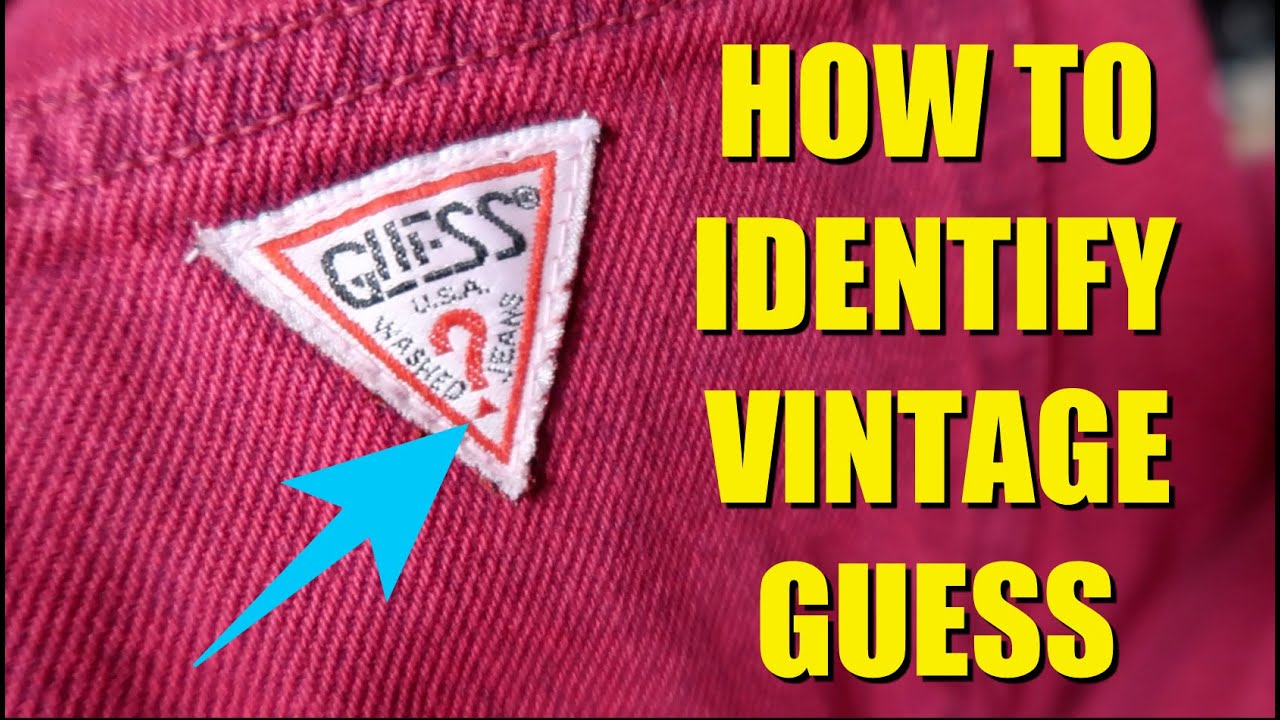 How To Identify Vintage Guess Clothing