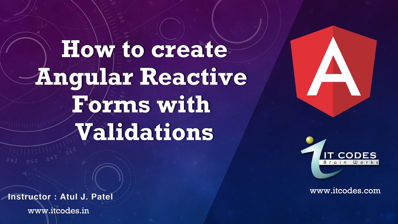 Reactive Form in Angular | Angular Forms | Angular Tutorial - Creating reactive form and validations
