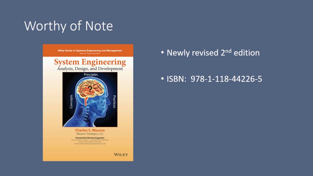 Recommended Systems Engineering Books