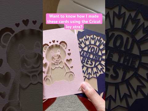 Insert cards using the Cricut Joy xtra | Easy step by step tutorial #cricutjoyxtra
