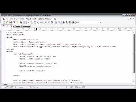 Learn jQuery Tutorial 152 Accordion - Mind Luster