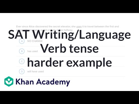 Practice Questions: Tenses Video Lecture - Crash Course for Digital SAT