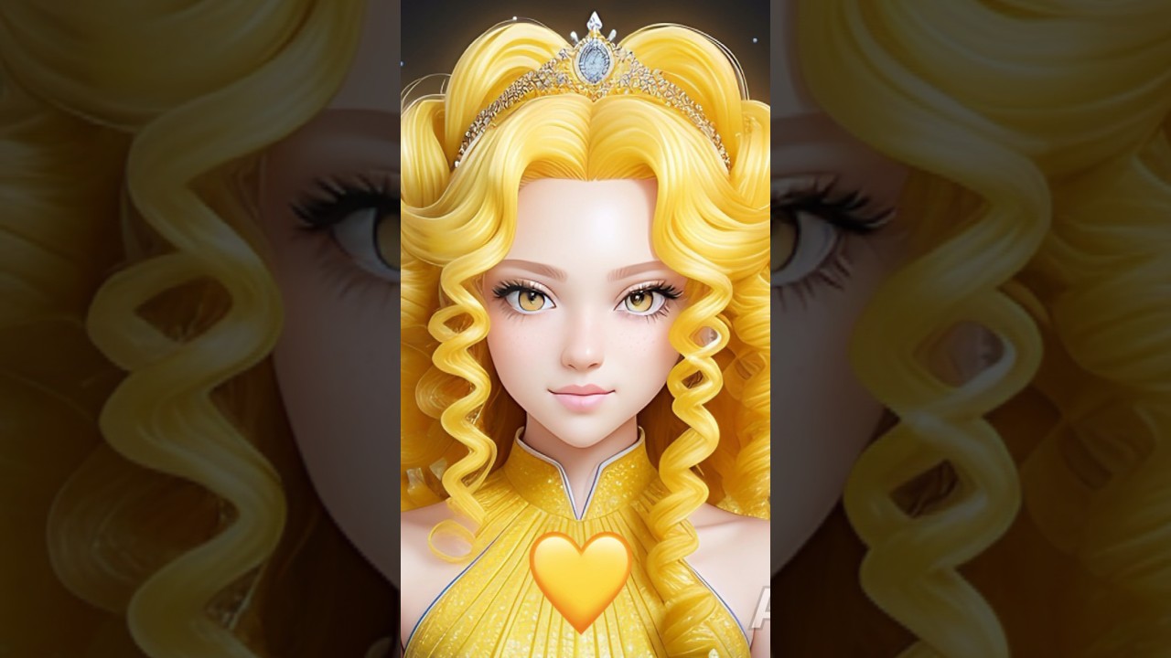 The Rainbow Revolution: AI Crafts Princesses of Every Color! #ai #rainbow