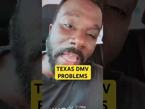 Texas DMV…am I right???