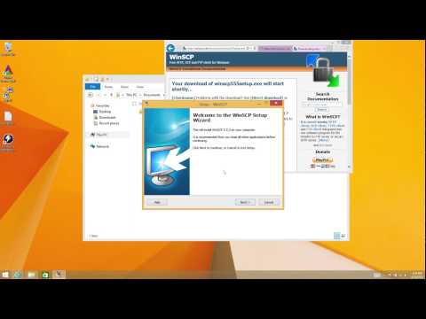 Install WinSCP on Windows 8.1