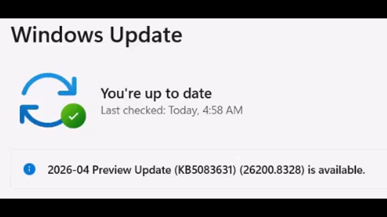 Fix Update KB5083631 Not Installing On Windows 11
