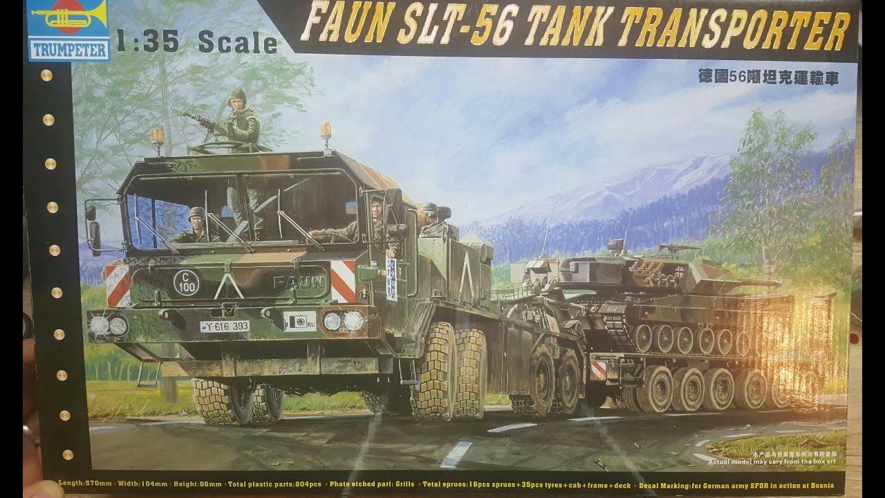 Faun SLT-56 Tank transporter, Trumpeter 00203 (2003)