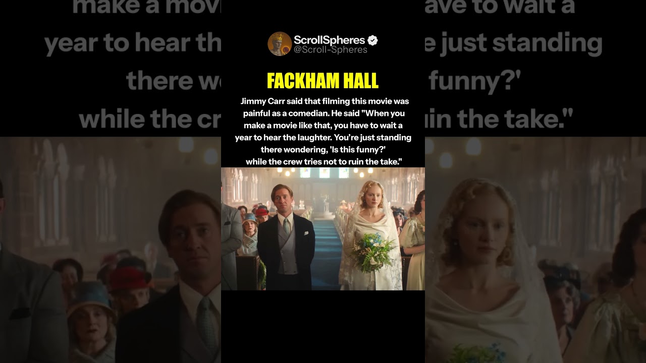 Why Fackham Hall Was Rough For Jimmy Carr