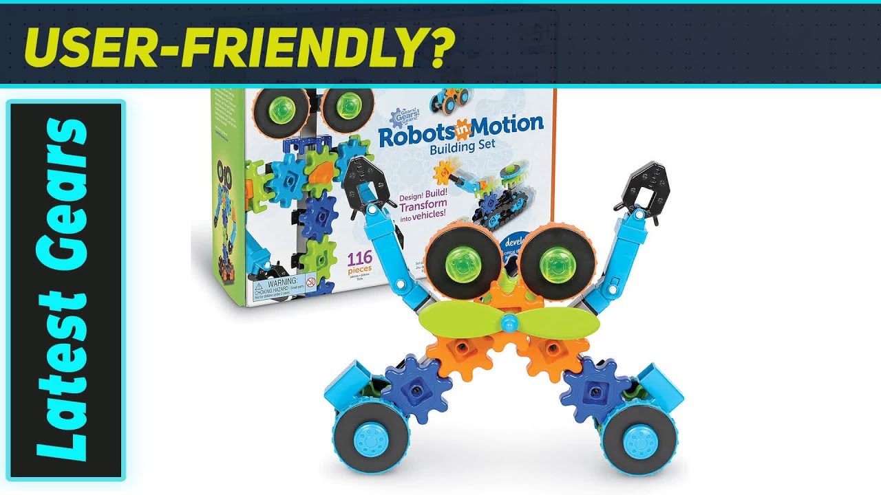 Learning Resources Gears! Gears! Gears! Robots in Motion Building Set - Unboxing and Building