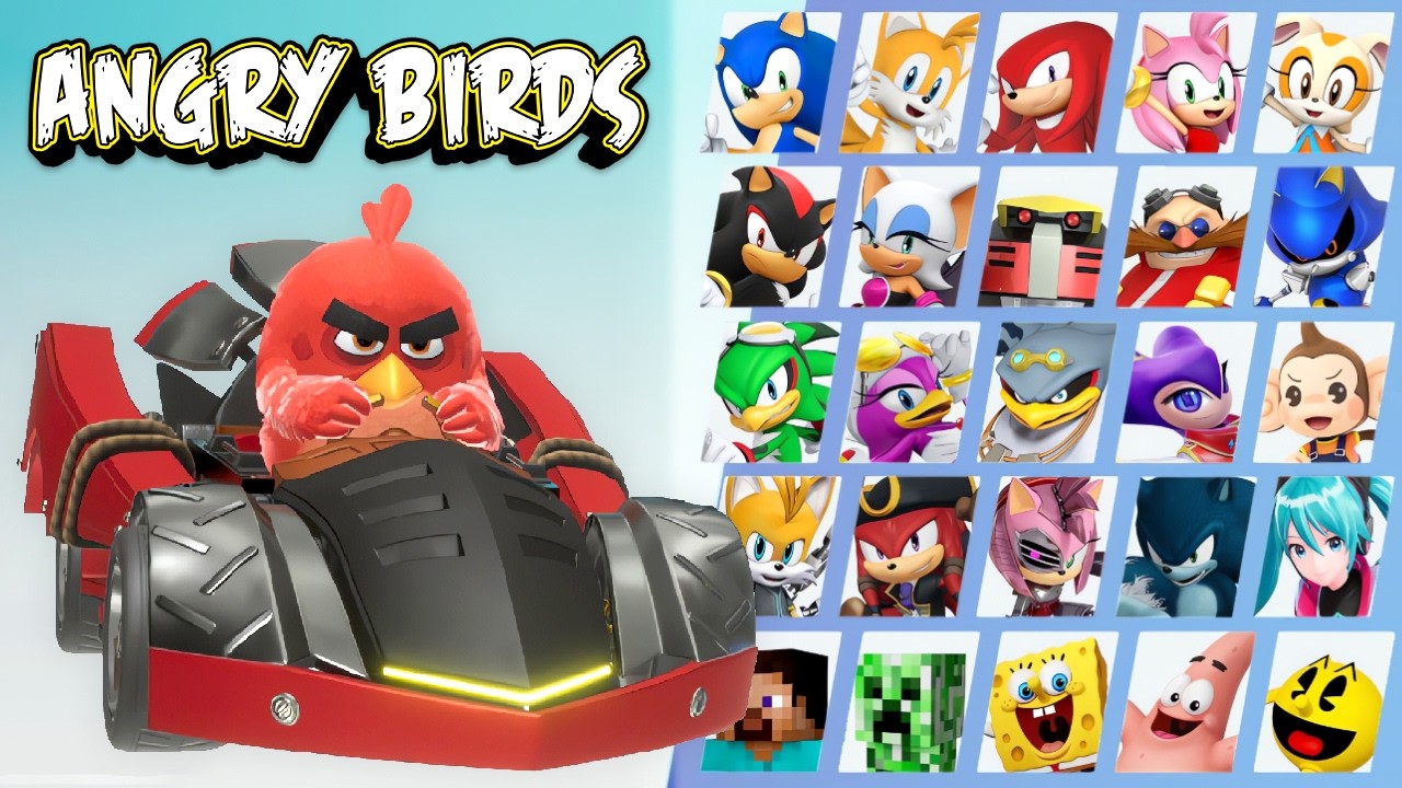 Sonic Racing CrossWorlds - Event: Angry Birds Festival Gameplay (+ ALL Rewards)