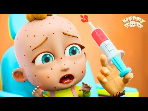 Time For A Shot | Nursery Rhymes & Kids Songs | Happy Tots
