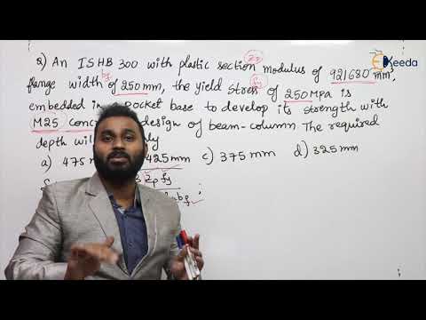 Design of Compression Members Numerical - 5 - Steel Structures - GATE ...
