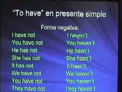 formacion del presente simple en inglés | erikaszbs