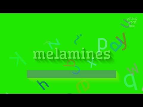 MELAMINES - HOW TO PRONOUNCE IT? #melamines