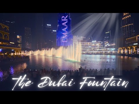 The Dubai Fountain | World's Largest Choreographed Fountain System!
