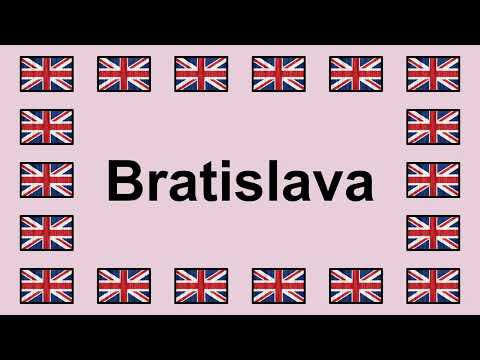 Pronounce BRATISLAVA in English π¬π§