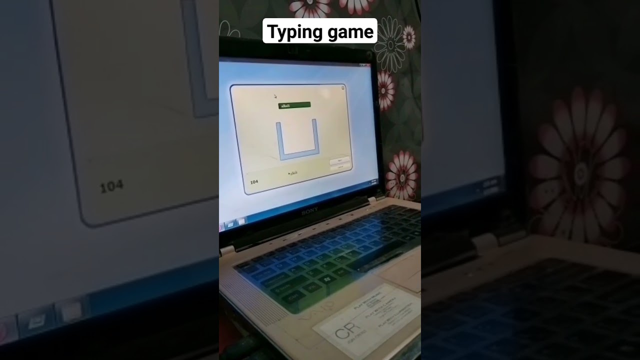 computer typing game #computer #viral #youtube #shorts #video