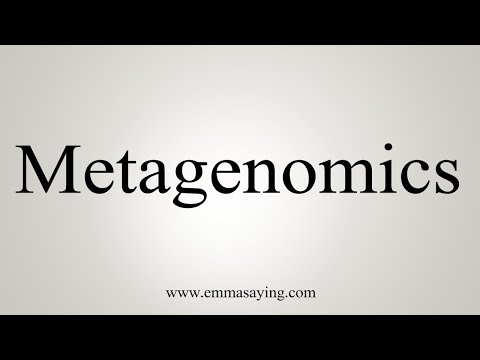 How To Say Metagenomics