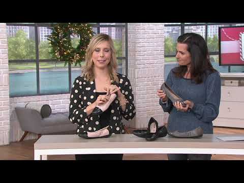 Clarks Leather or Suede Flats - Gracelin Jenny on QVC