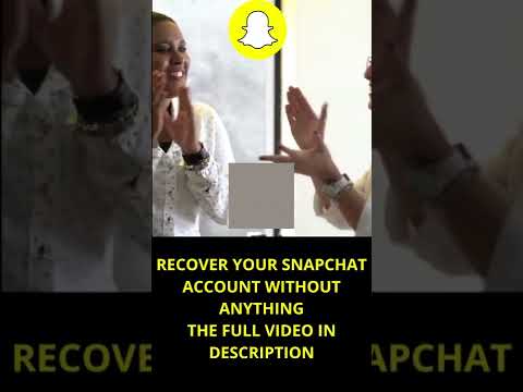 How To Recover Snapchat Account Without Phone Number Or Email 2022 | Forgot Password / After Deleted