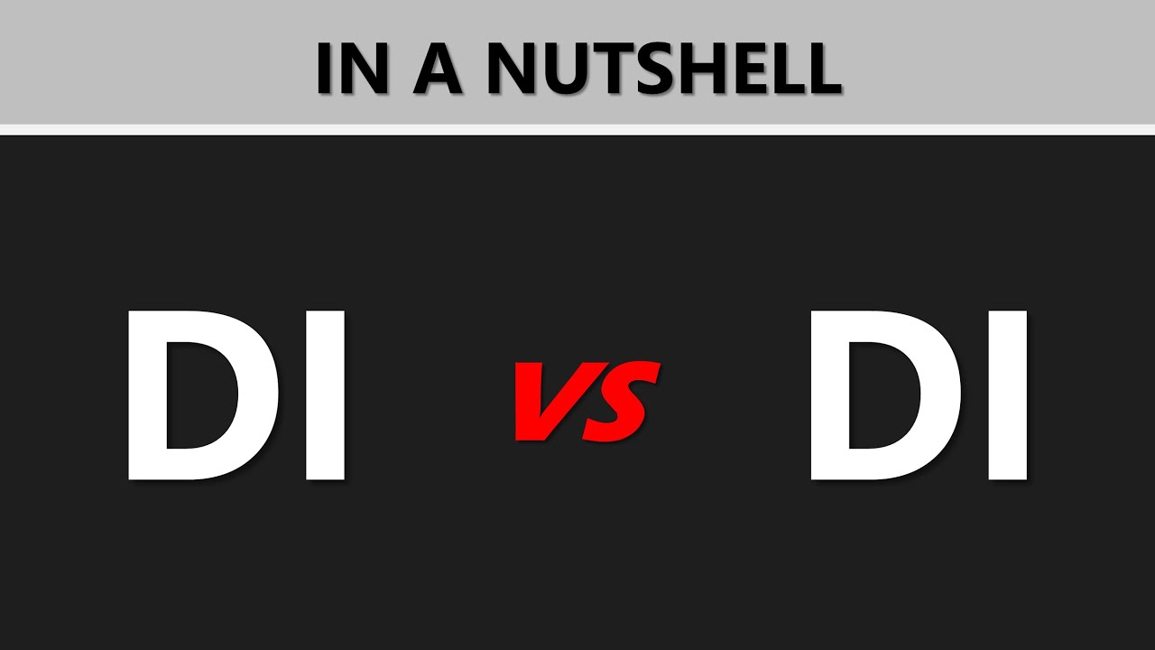 Dependency Injection vs Dependency Inversion