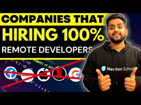 Companies hiring 100% Remote Developers APPPLY now !!